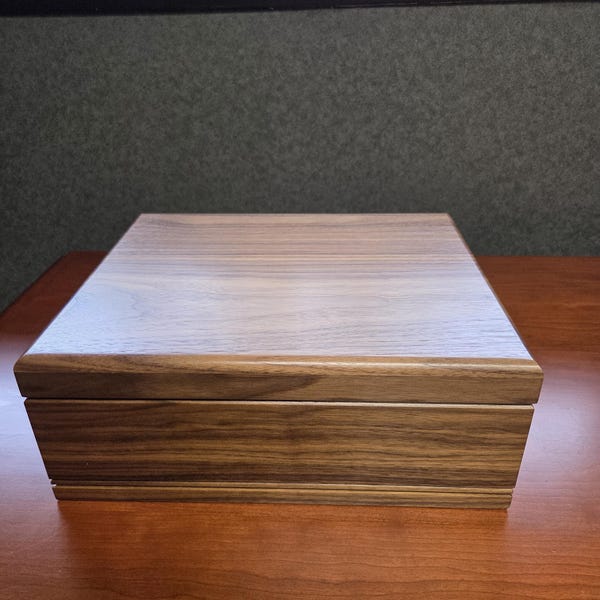 Urn Solid Walnut Wood Small 100 Cubic Inches - #W-561 - Etsy