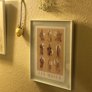 Les Muses Poster, the Nine Muses Print, Greek Muses Art, Ancient Greek ...
