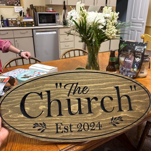 Personalized Rustic Trailer Carved Outdoor Sign With Camper and Trees ...