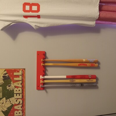 Mini Bat Rack Display 9-17 Bats Collectible Bats Baseball - Etsy