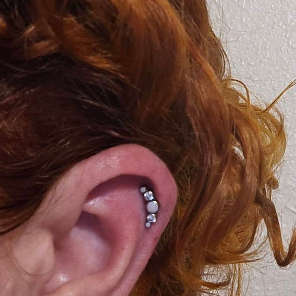 Titanium Helix Cluster With Flatback , Many Colors to Choose From ...