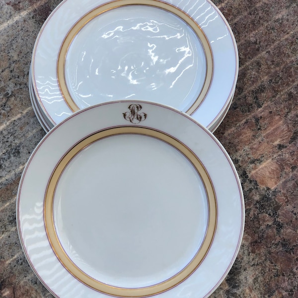 22pc Antique Pink Minton Dinnerware Set W Raised Encrusted Gilded Rims ...