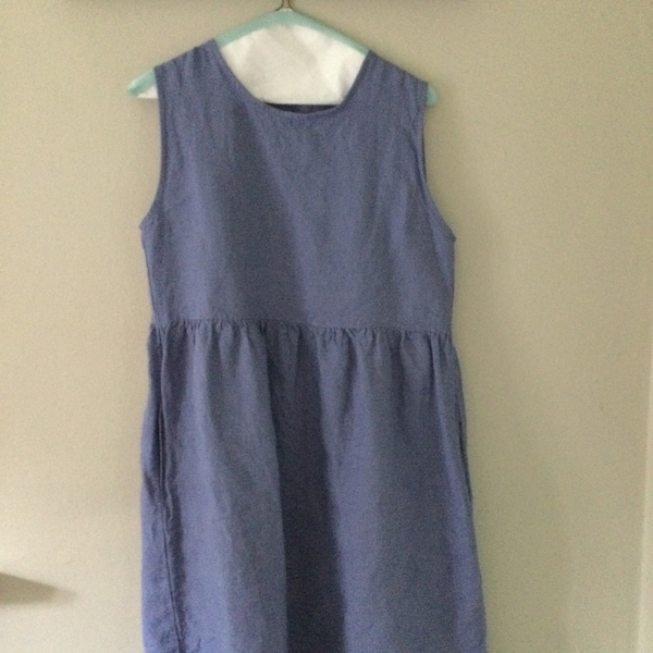 Linen Loose Sleeveless Dress Santa Clara Washed Soft Linen Dress