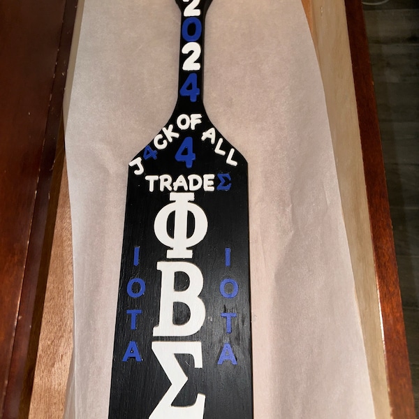 V2 - Double Stacked Wooden Greek Alphabet Letter | Word for Fraternity ...