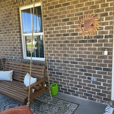 Spiral Metal Sun Wall Art Rusted Sun Rustic Sun Yard Art - Etsy