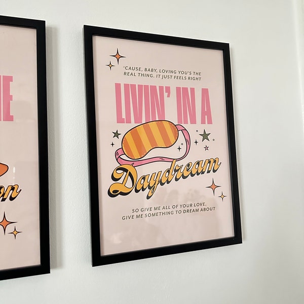 Daydreaming Print, Harry Styles Poster, Harry's House Wall Art ...