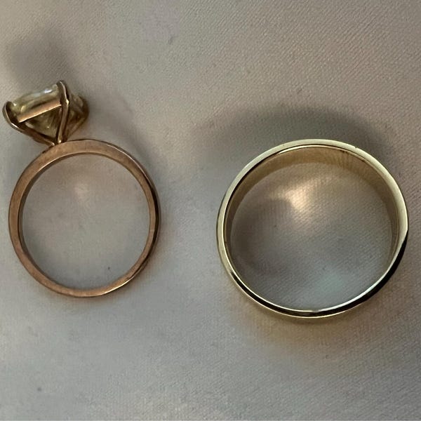 1920's Antique Art Deco Ring Emerald &rose Gold Finish Ring for Women's ...