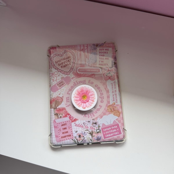 Reading to Escape Reality ~ | Kindle Printable | Clear Case Insert ...