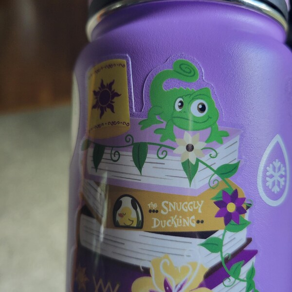 Tangled Sticker / Pascal / Disney Theme Laptop Stickers/ Phone, Water ...