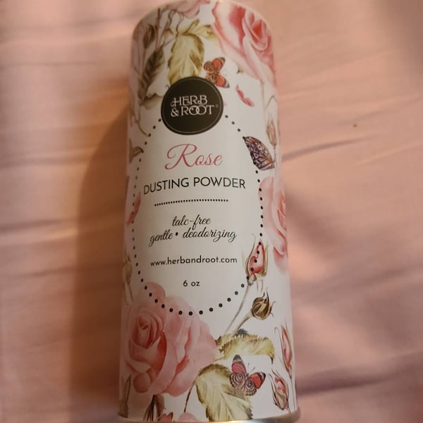 Rose Body Dusting Powder: Talc-free, Deodorizing, Organic - Etsy