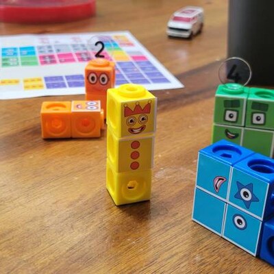 Numberblocks School Backpack 8 Color Options - Etsy