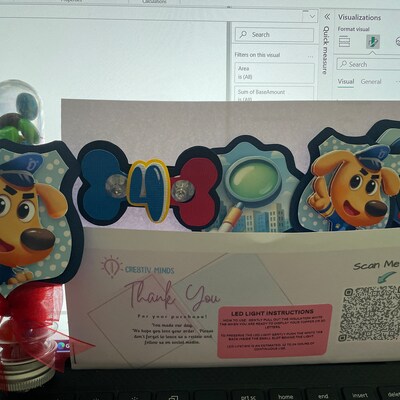 3D Cupcake Topper Inspired in Safety Sheriff Labrador personalized ...