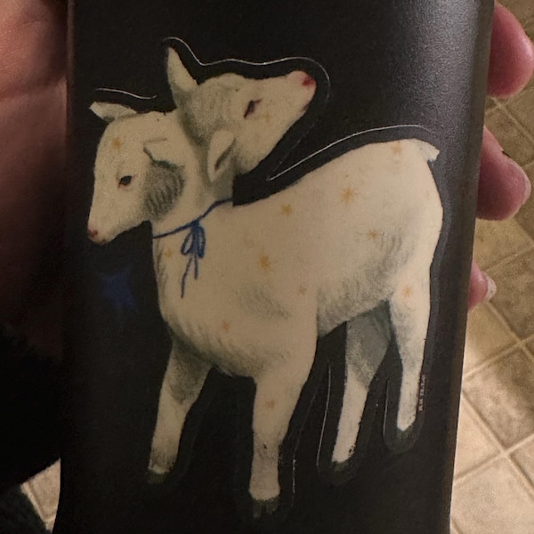 Two-headed Lamb Vinyl Sticker - Etsy