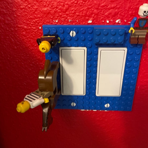Standard & Oversize Sizes: Building Block Light Switch Cover Plate ...