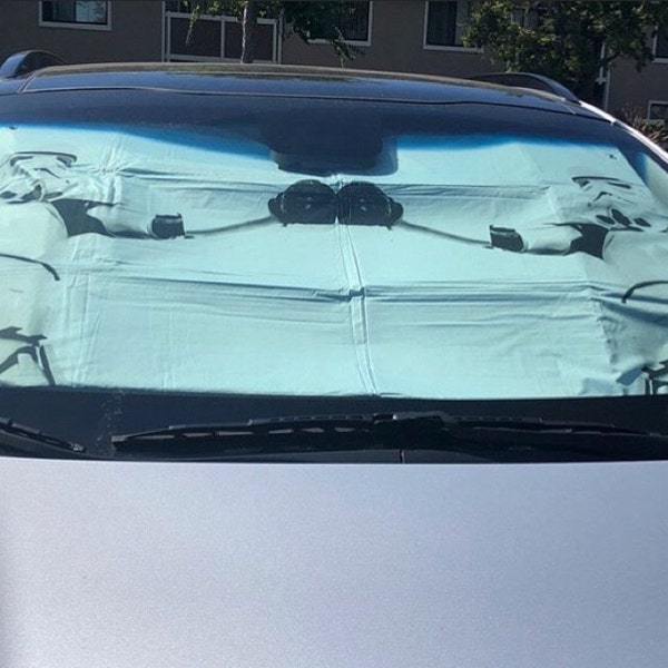 3 Sizes - Stormtrooper Fist Bump Car Sun Shade - Star Wars Inspired Car ...