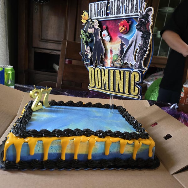 Dinosaur Gigantosaurus Cake Topper and Birthday Banner Custom Dinosaur ...