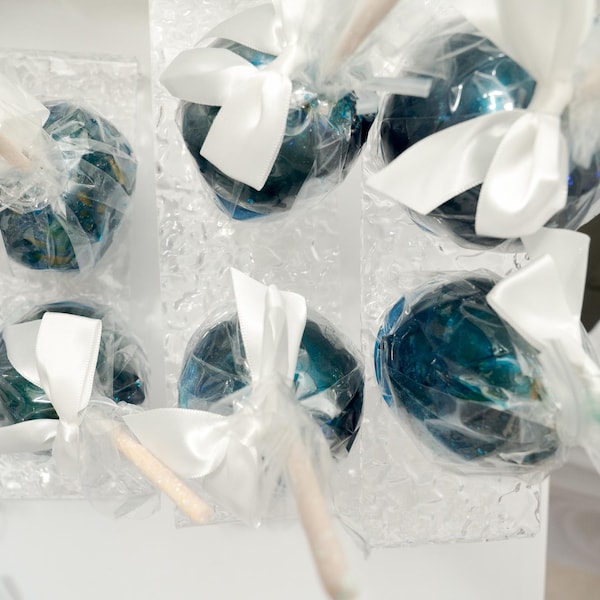 Royal Blue Plain Candy Apples- 12 per Set/ 1 Dozen - Etsy