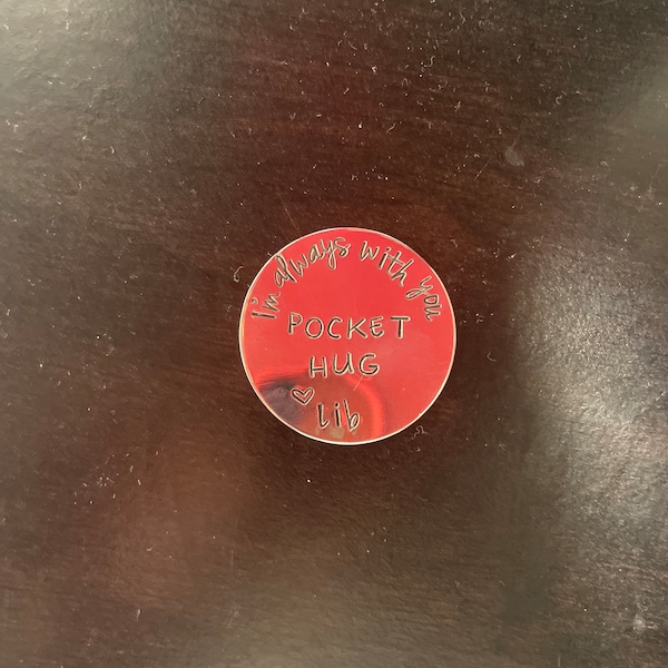 POCKET HUG •always Under the Same Sky Token• Golden Token • Long ...