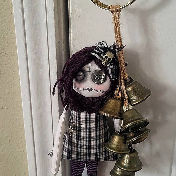 Gothic Doll Handmade OOAK Unique Design Creepy Cute Art Doll ...