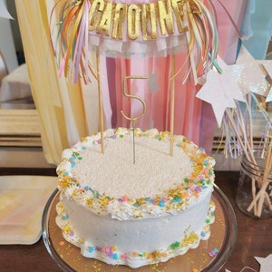 FRINGE CAKE TOPPER // Fancy Free Finery X House of Fete Collaboration ...
