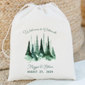 Welcome Tote Bag Destination Wedding Welcome Totes Palm Tree Welcome ...