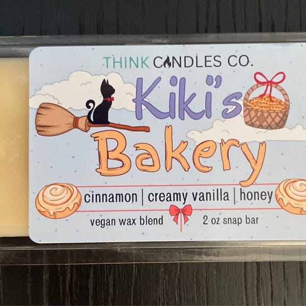 Kiki's Bakery Snap Bar | Delivery Service Inspired Snap Bar | Hand ...