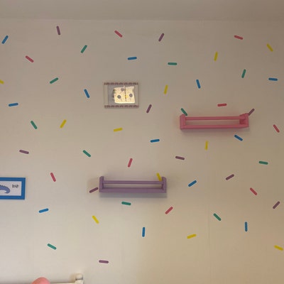 Sprinkle Shaped Wall Decals / Stickers - Etsy