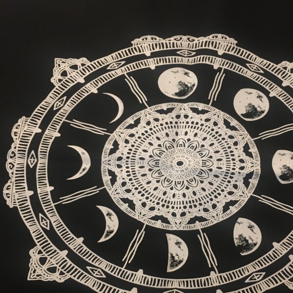 Pendulum Map gold Design Pendulum Divination Mat Astrology Lithomancy ...