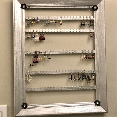 Earring Holder Framed Iorganize® Organizer Movable Slats - Etsy