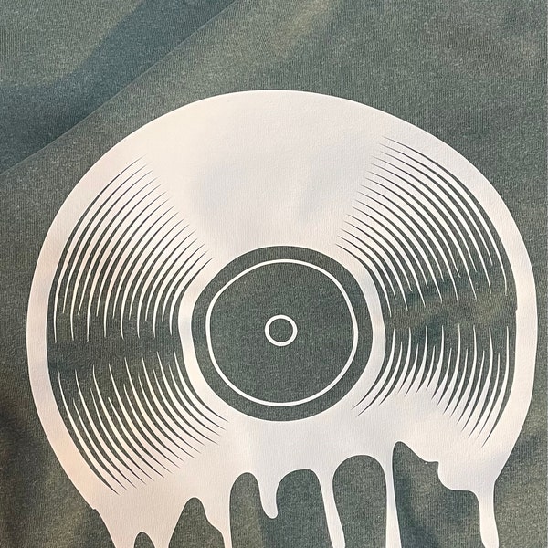 Vinyl Record Album Melting Dripping Music Turntable Player Mixer DJ ...