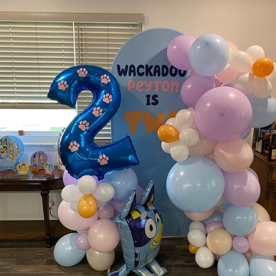 Bluey Balloon Garland Bluey Daisy Balloon Arch Bluey Party Decor for ...