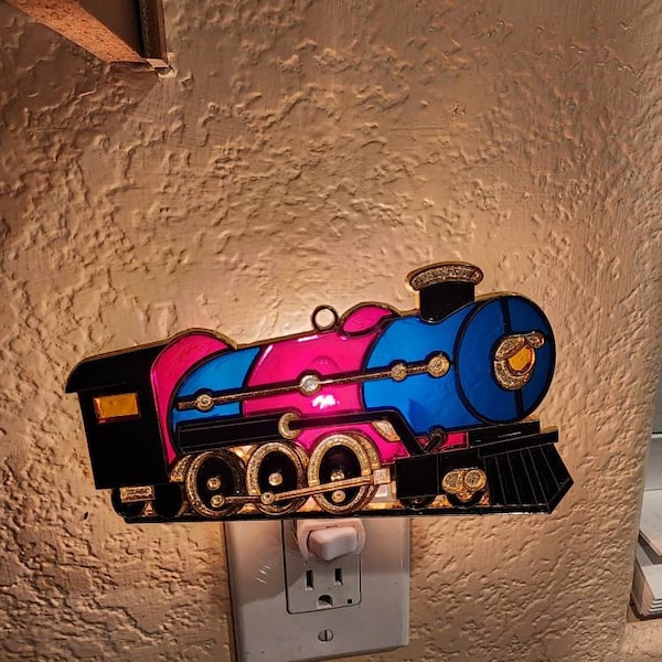 Train Night Light - Etsy