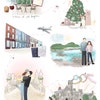 Custom Relationship Timelines Our Story Drawn Digitally - Etsy