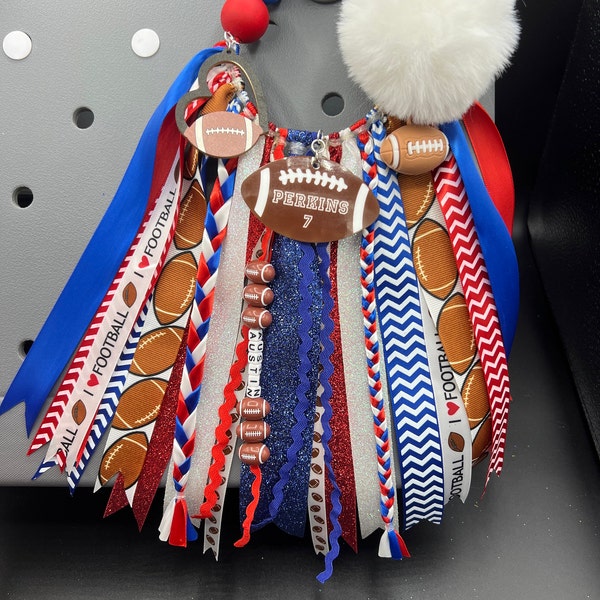 Football Key Chains / Bag Tags / Football Team Gifts - Etsy