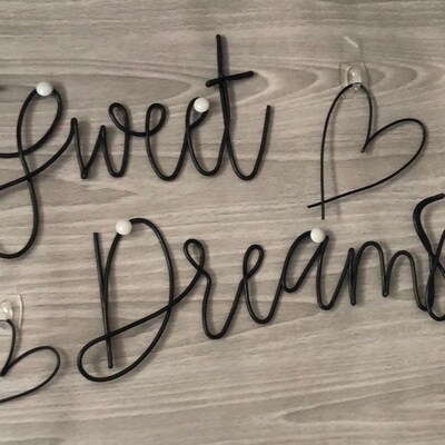 Custom Wire Words in Dream Font. Standard Size. Bespoke - Etsy UK