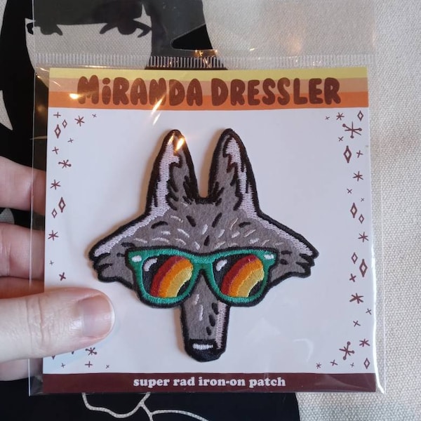 Cool as a Coyote Felt Patch - Etsy