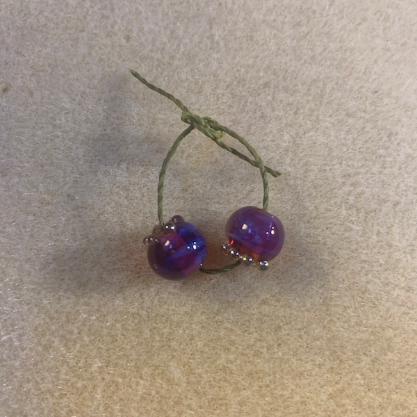 MAGICAL FAERIEBERRIES GLASS Beads, 10mm Delicate Beautiful Fantasy ...