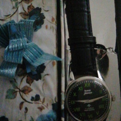 Vintage HMT Janata Red Hindi Dial Hand Winding Men's Watch Movement 17 ...