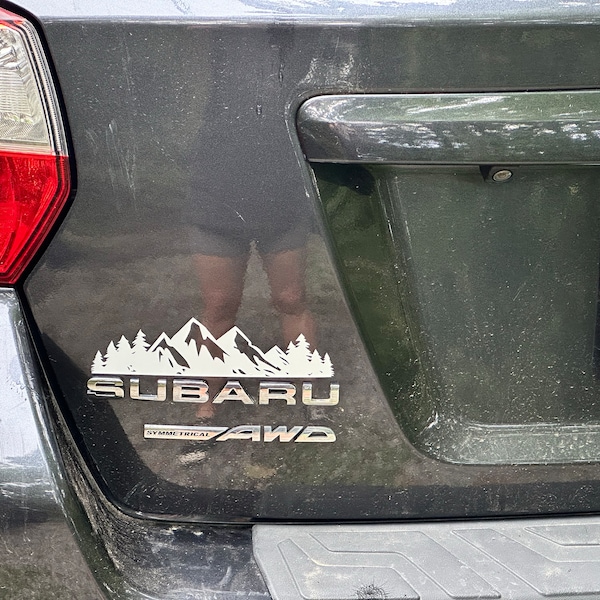 Mountain Range Vinyl Decal 7" Waterproof Permanent Car Sticker for RAV4 ...