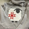 Wooly Stars Sheep Hoodie by Corey Yoder of Coriander Quilts UNISEX ...
