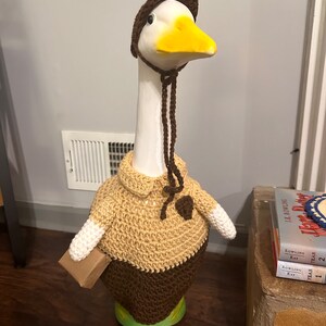 Queen Elizabeth England Goose Geese Outfit Crochet Lawn Geese Clothes ...