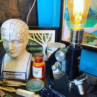 Vintage Tennis Racket Lamp, Quirky Upcycled Sports Light, LED String ...