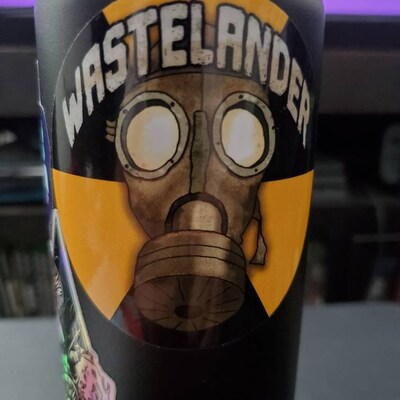 WASTELANDER Radiation Vinyl Sticker All Weather Post Apocalypse Gas ...
