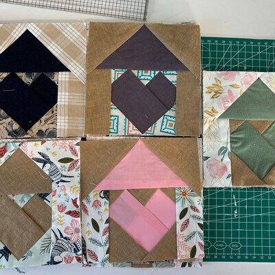 Stair Step Quilt Block Pattern, PDF, Foundation Piecing, Paper Pattern ...
