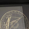 A4 Custom Foil Astrology Chart Print by Birth Date, Personalised Copper ...