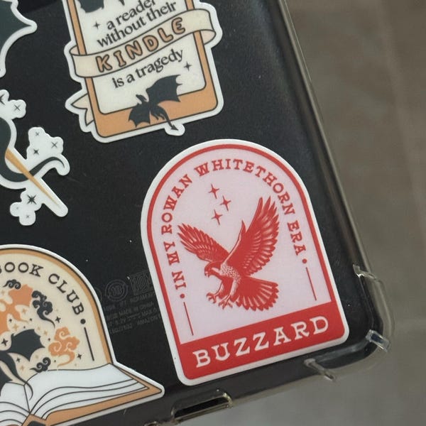 Rowan Whitethorn Era Throne of Glass Kindle Sticker, TOG Sticker ...