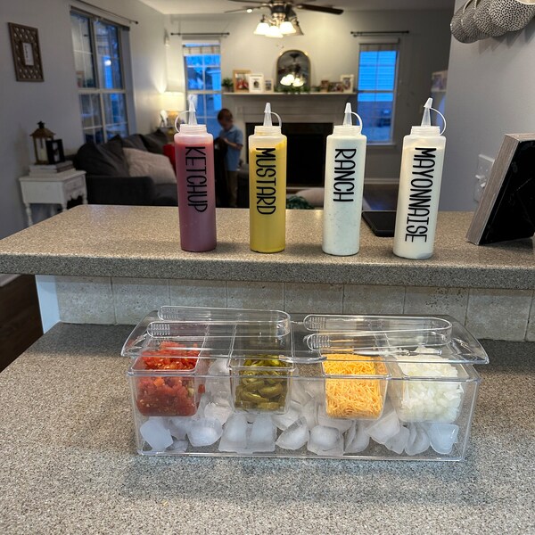 Condiment Squeeze Bottle | Summer Cookout | Grilling Accessories | Ice ...