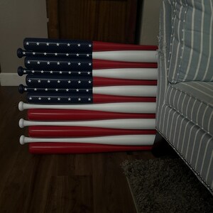 Custom Team Logo Baseball Bat Flags - Etsy
