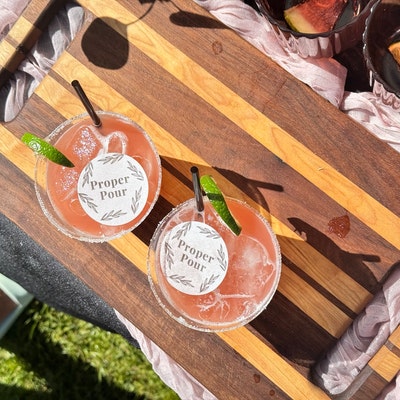 50 Edible Toppers Customizable Cocktail Garnishes Cocktail Decorations ...