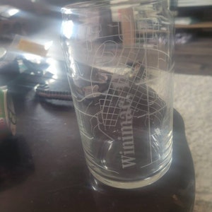 Custom City Map on Pint Glass, Whiskey Glass, Wine Glass, or Beer Can ...